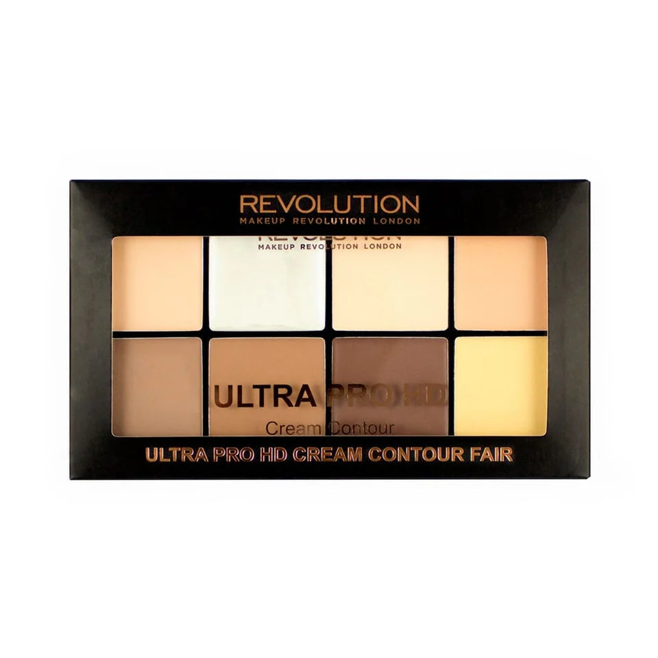 REVOLUTION Makeup Revolution London HD Pro Cream Contour Palette - Fair ...