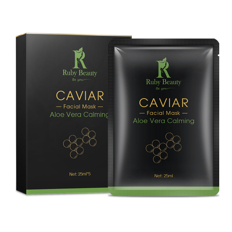 Ruby beauty caviar facial mask (5 sheets) | zed store