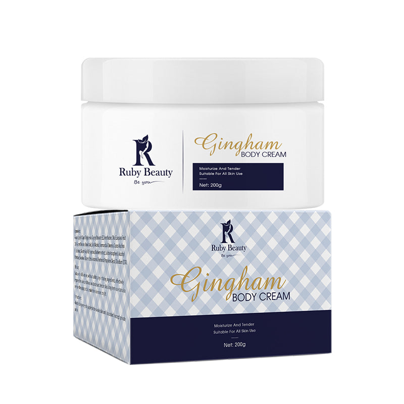 Ruby beauty gingham body cream 200g | zed store
