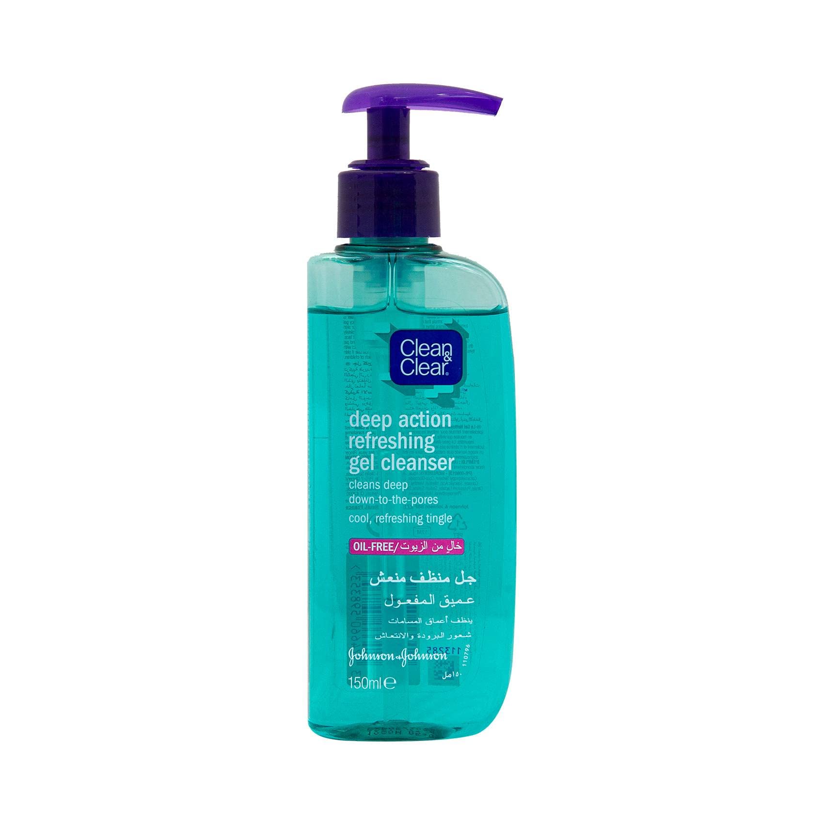Clean & Clear Deep Action Refreshing Gel Cleanser 150ml | zed store