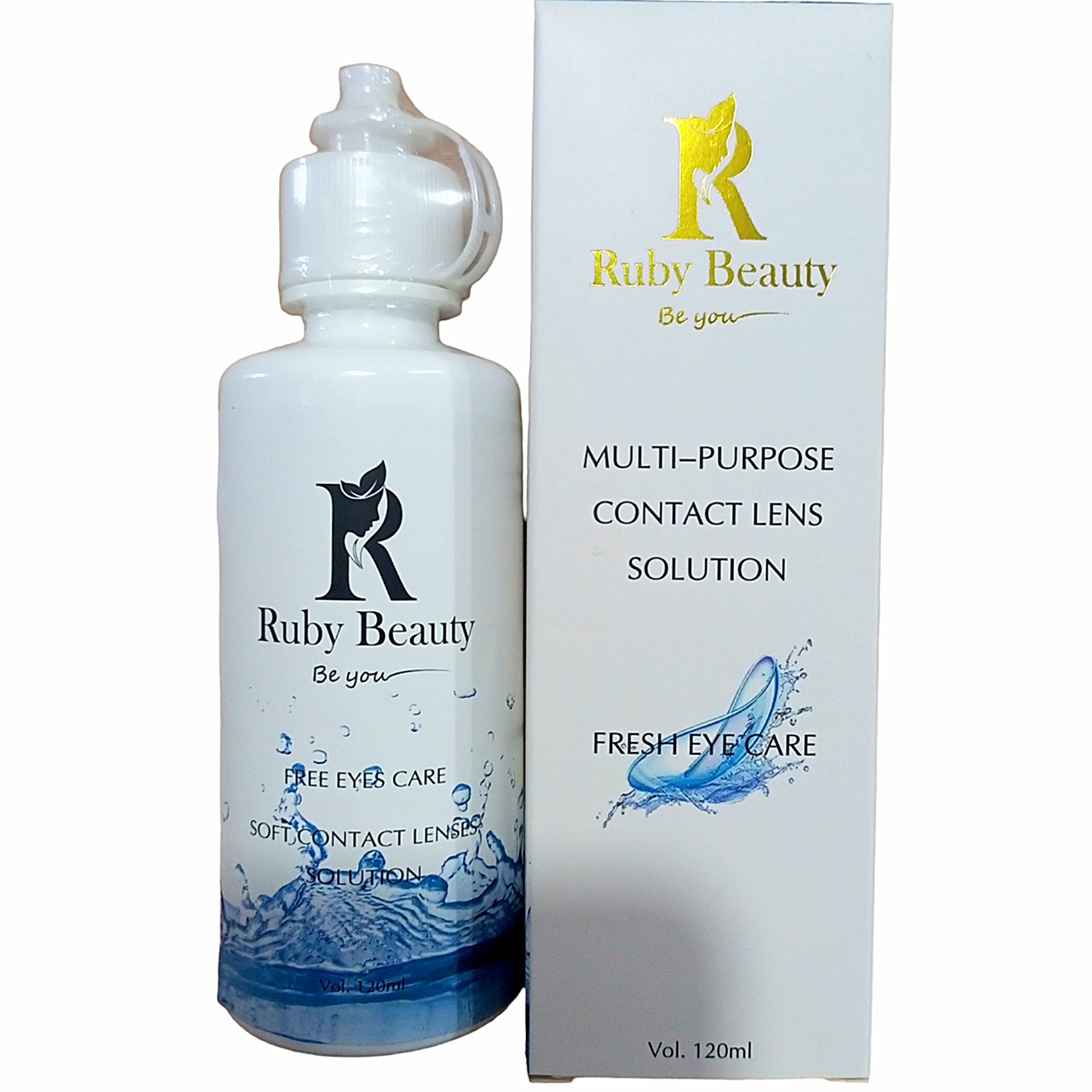 Ruby beauty contact lens solution 120ml | zed store
