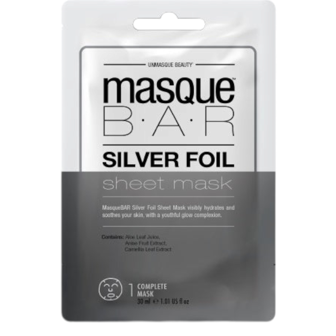 Masque Bar Silver Foil Sheet Masque | zed store