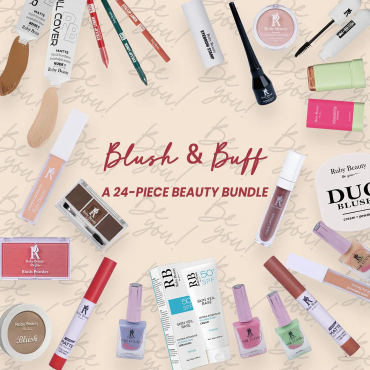 Ruby Beauty Blush & Buff (24 PIECES)| Zed Store – zed store