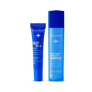 -20% Beesline Instant Bright Day Cream + Eye Cream Bundle | zed store