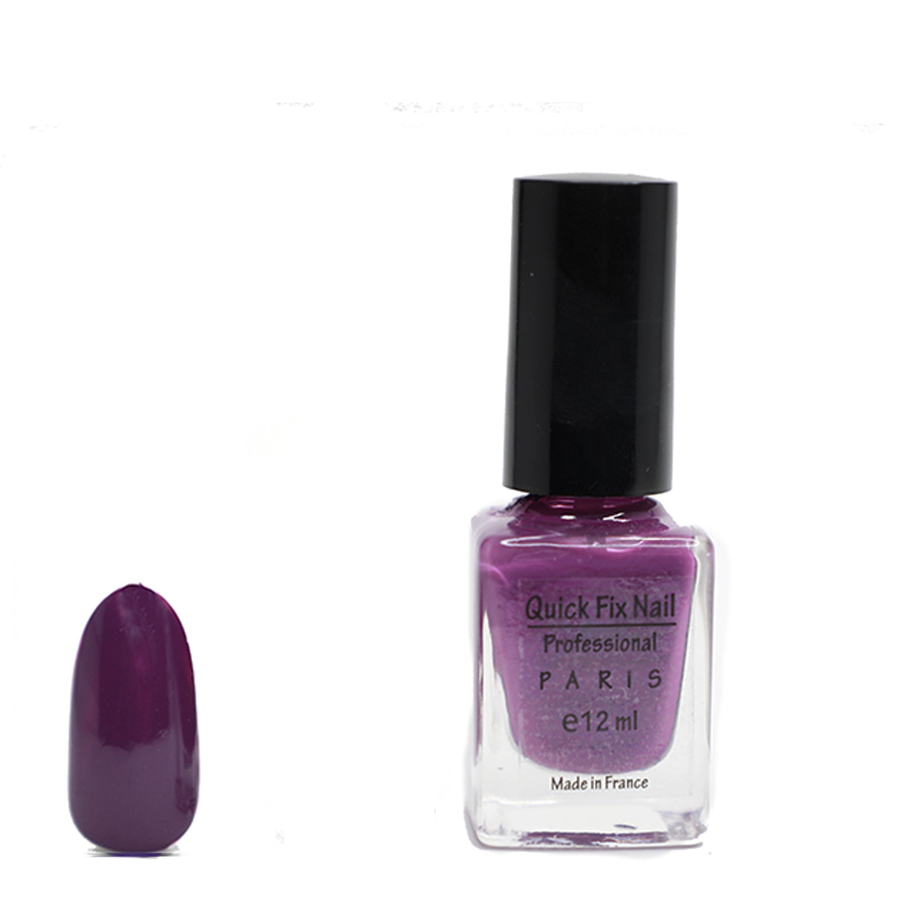 Quick fix nail polish #23 deep purple| zed | online | delivery – zed store