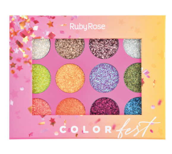Ruby Rose Color Fest Glitter Palette Hb 8408 – zed store
